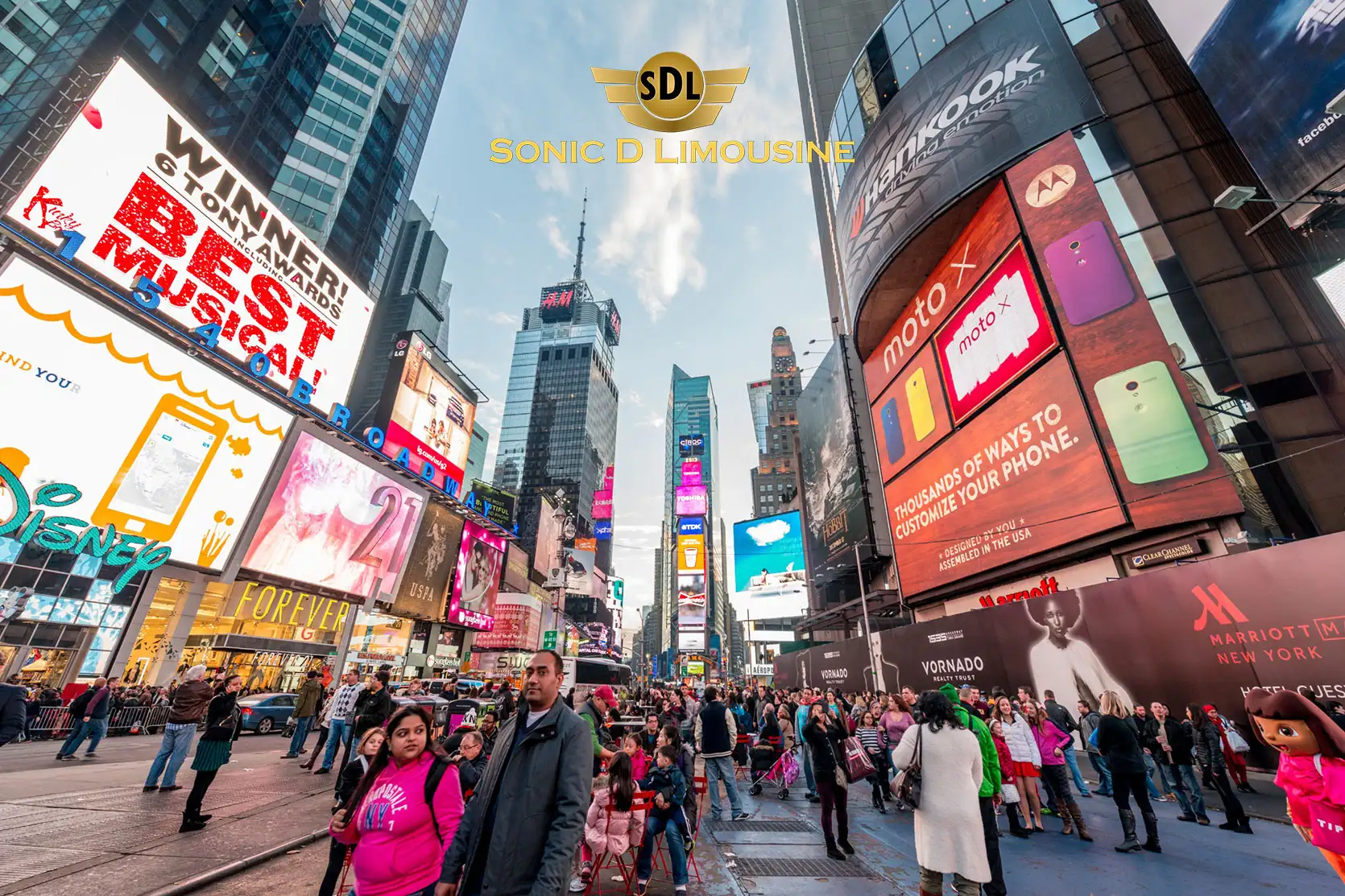 Sonic D Limo: Luxurious Ways to travel Times Square from Newark Airport ...